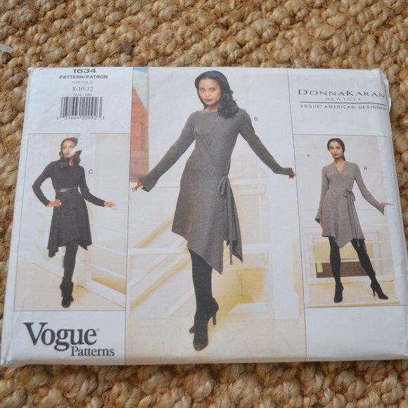 Donna Karan Vogue Patterns | Other | Vogue Donna Karan Sewing Pattern ...